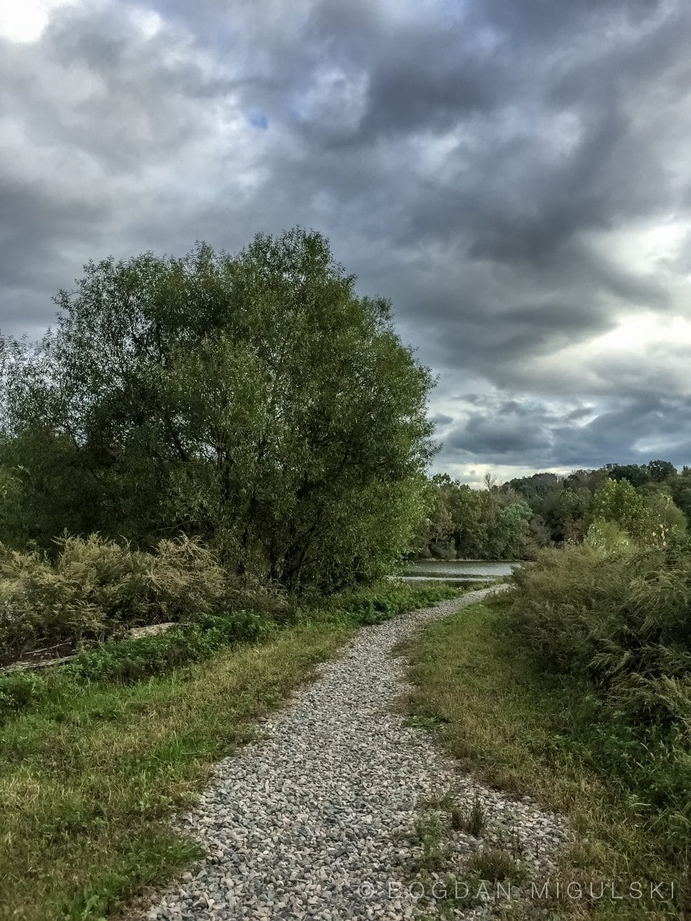 Trail Along the Spruce Run Reservoir