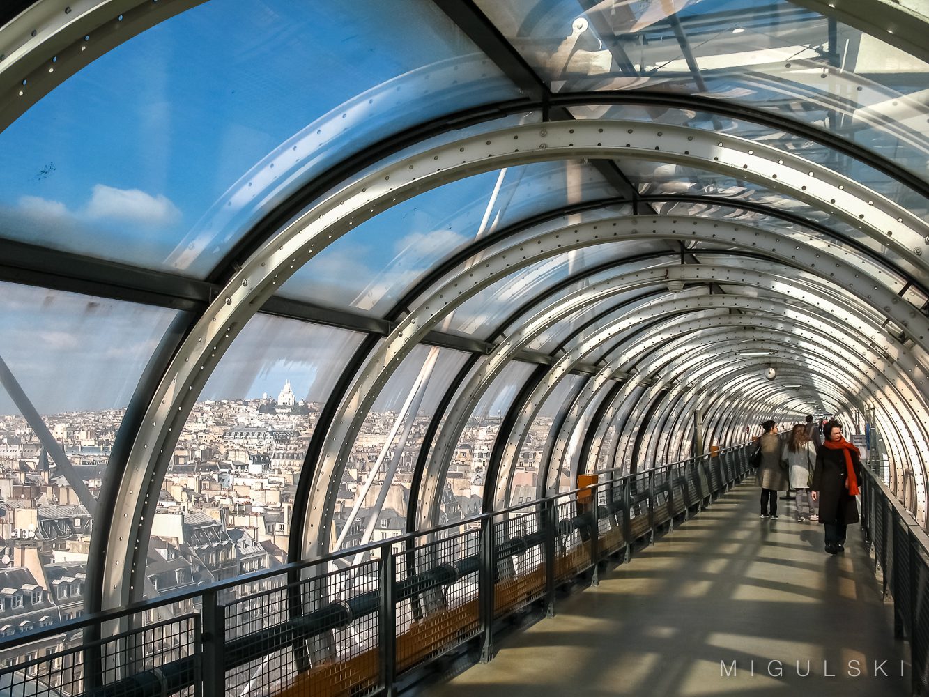 Glass Archway at Centre Pompidou - THE ART BOG
